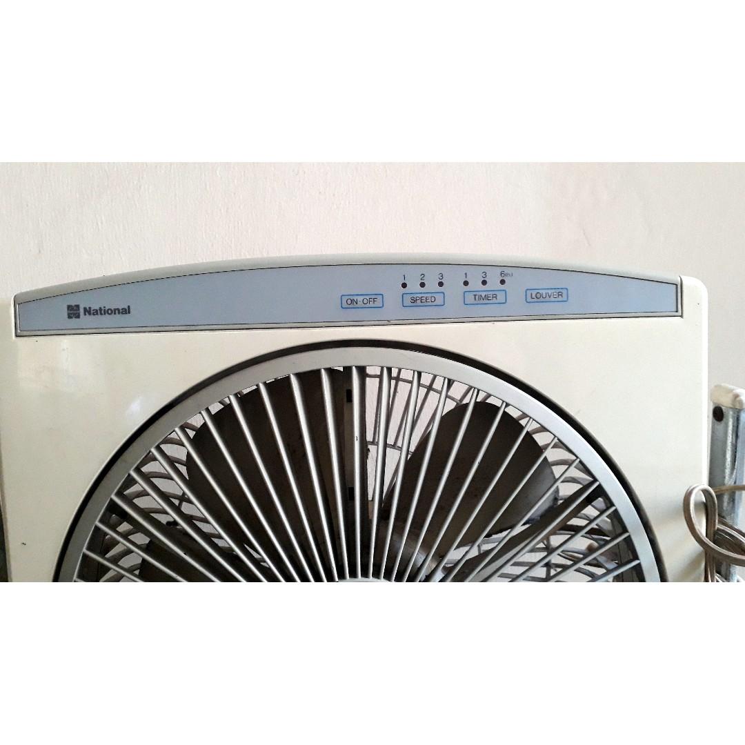 Vintage National Standing Louver Fan, Furniture & Home Living, Lighting ...