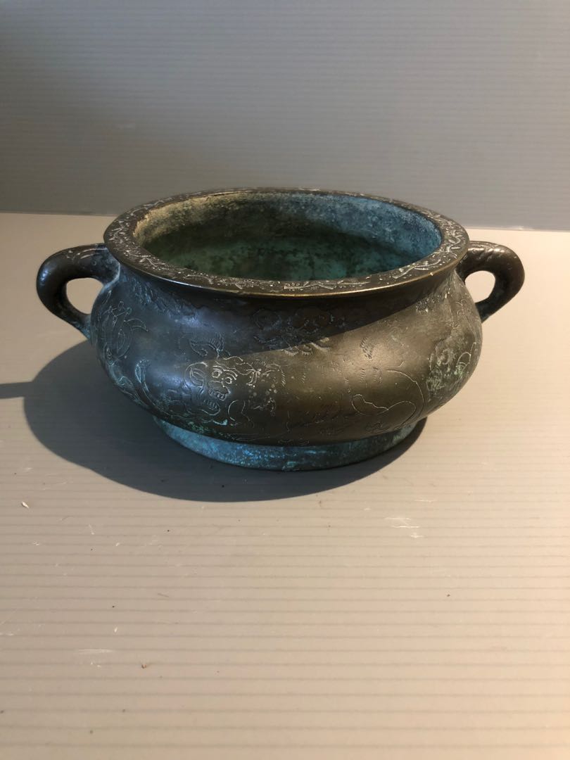 Vintage Old Bronze/Copper Censer, Women's Fashion, Jewelry & Organisers ...