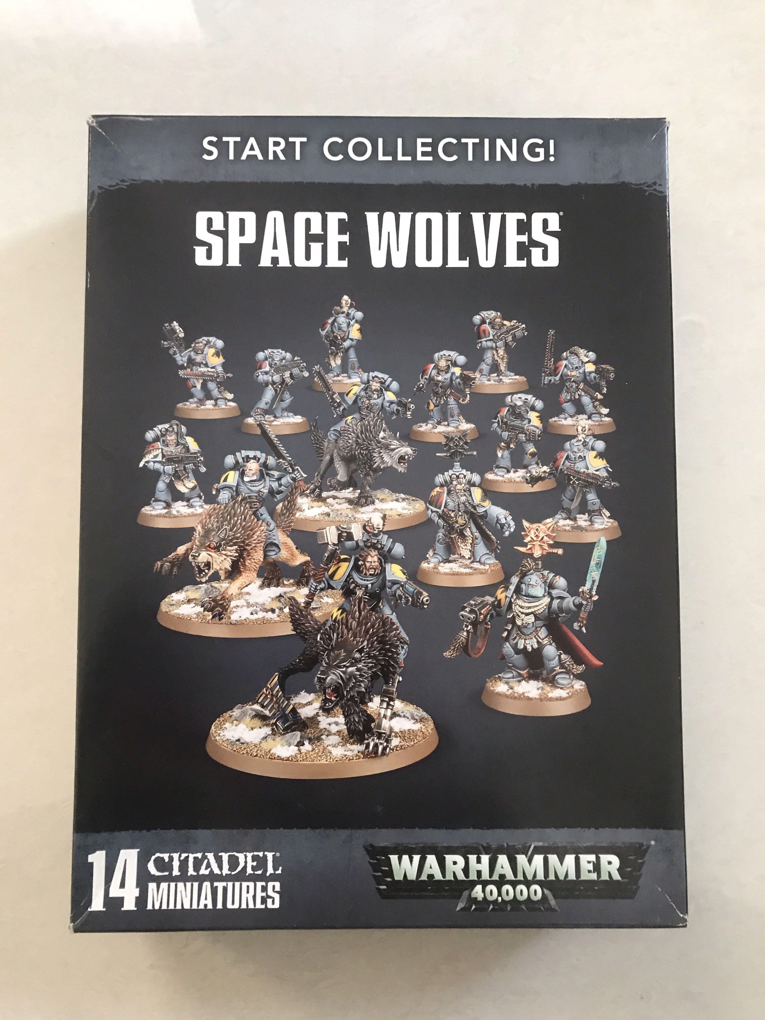 Warhammer 40k - Space Wolves Start Collecting Box, Hobbies & Toys, Toys ...