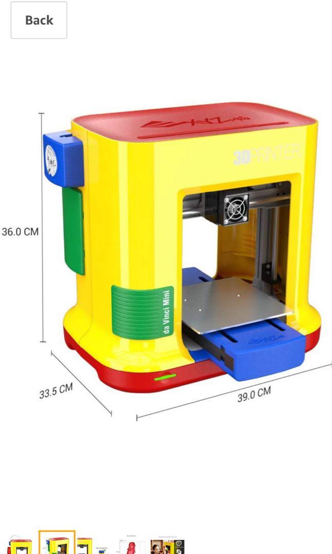 XYZ Printing da Vinci miniMaker 3D printer (fully assembled), Computers ...