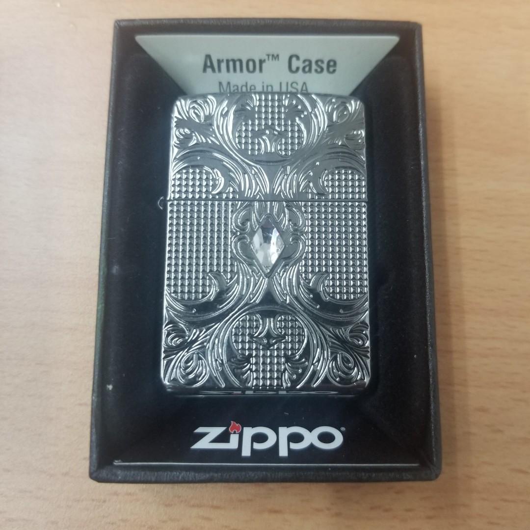 zippo crystal lattice lighter, Luxury, Accessories on Carousell