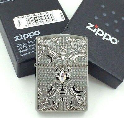zippo crystal lattice lighter, Luxury, Accessories on Carousell