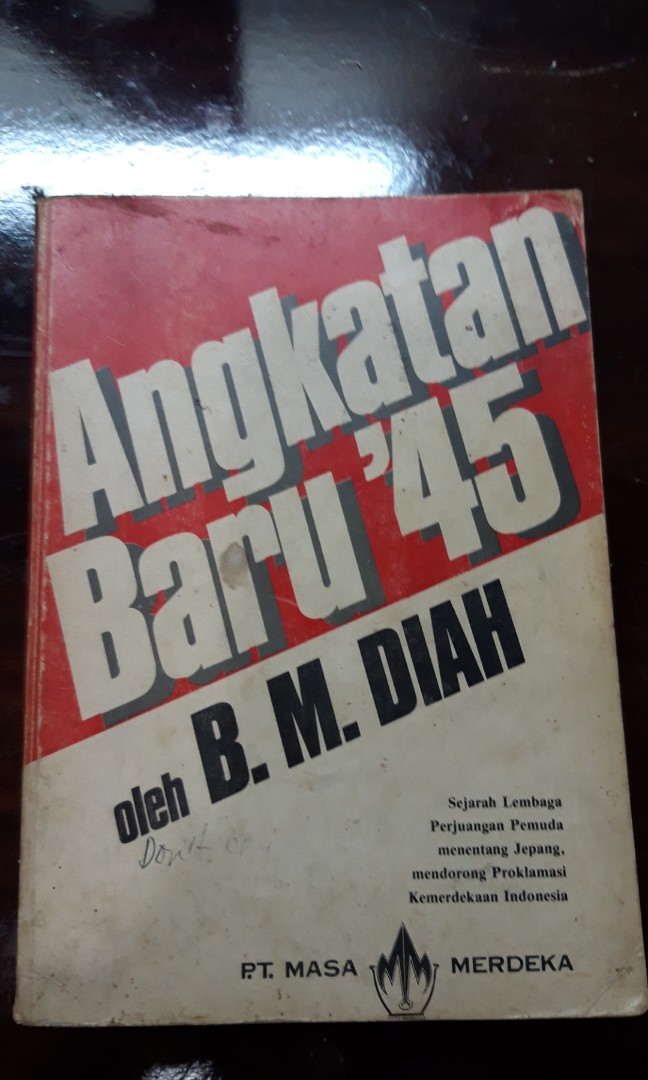 Angkatan Baru 45 ole BM Diah, Buku & Alat Tulis, Buku di Carousell