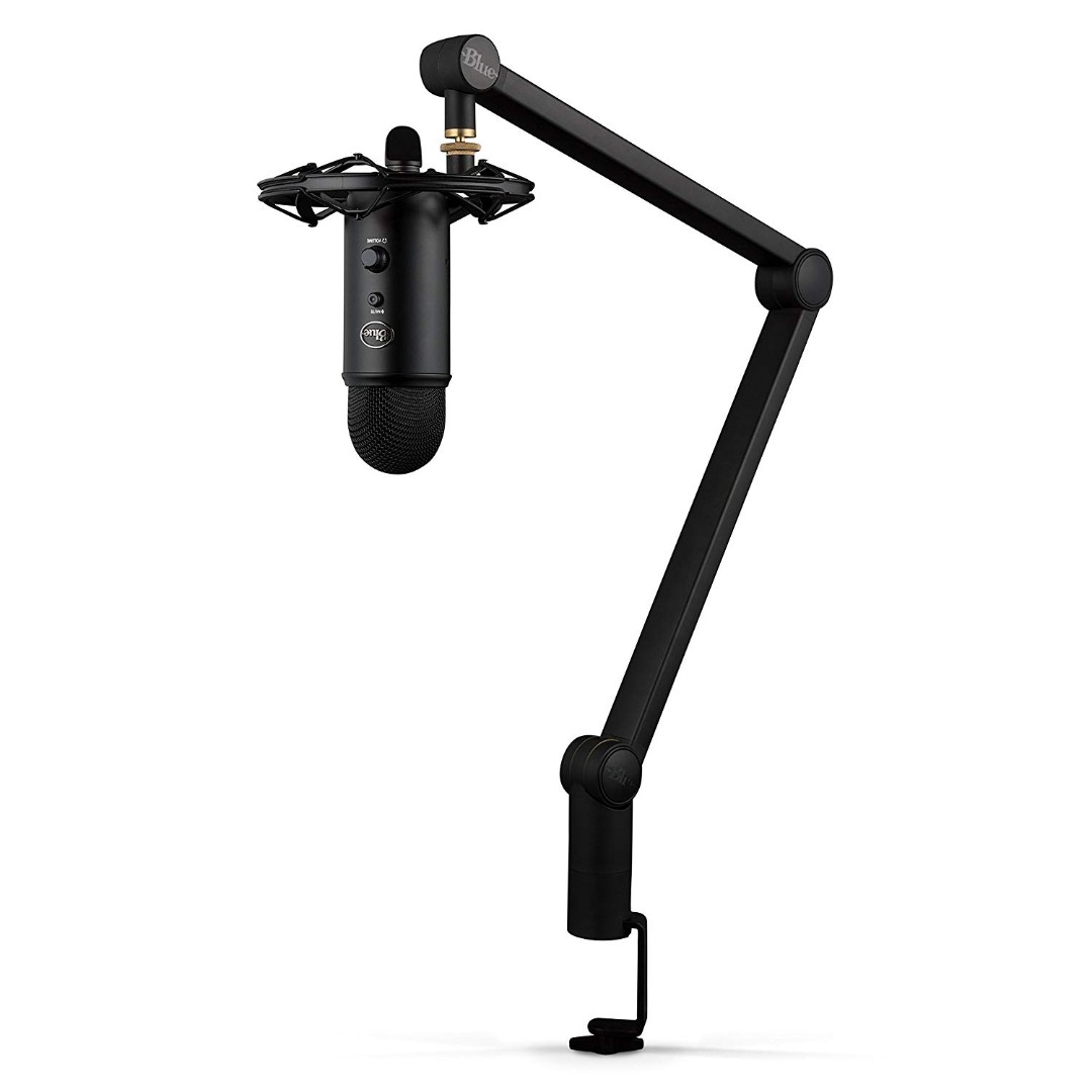 Blue Yeticaster Professional Broadcast Bundle with Yeti USB Microphone ...