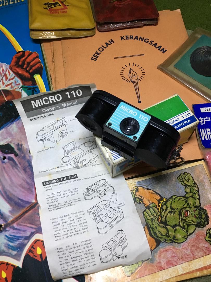 Camera Micro 110, Hobbies & Toys, Collectibles & Memorabilia, Vintage ...