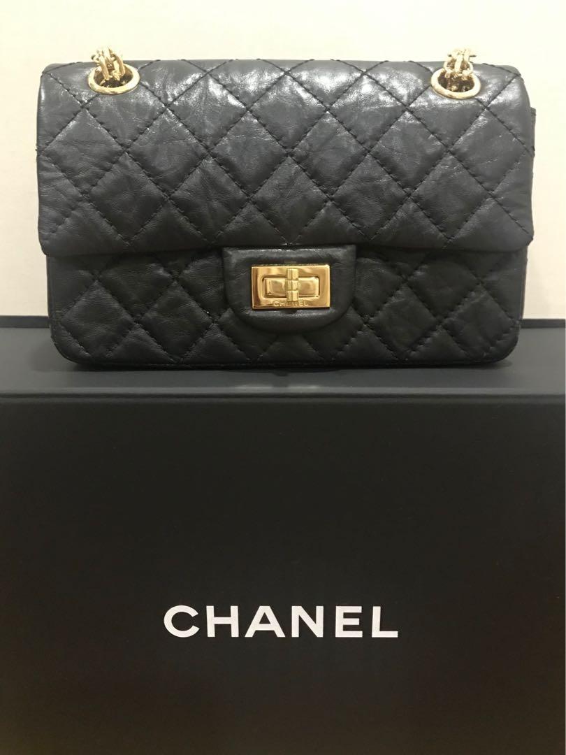 Chanel mini reissue 2.55, Luxury, Bags & Wallets on Carousell