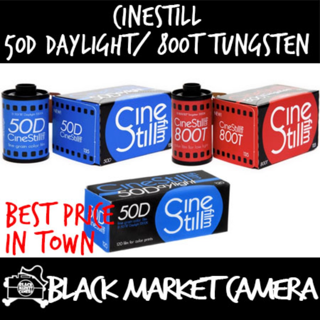 [BMC] Cinestill 50D Daylight/ 800T Tungsten 35mm/120 Negative Films ...