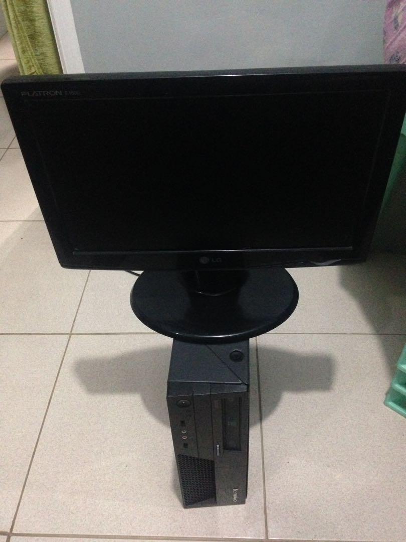 cpu and monitor, Computers & Tech, Desktops on Carousell