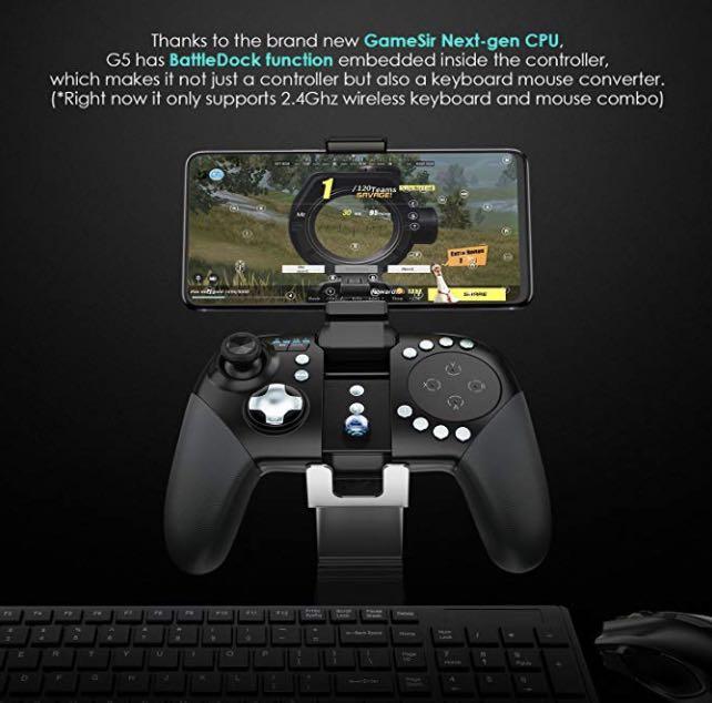 (E2515) GameSir G5 MOBA Trackpad Touchpad Gaming Controller Wireless ...