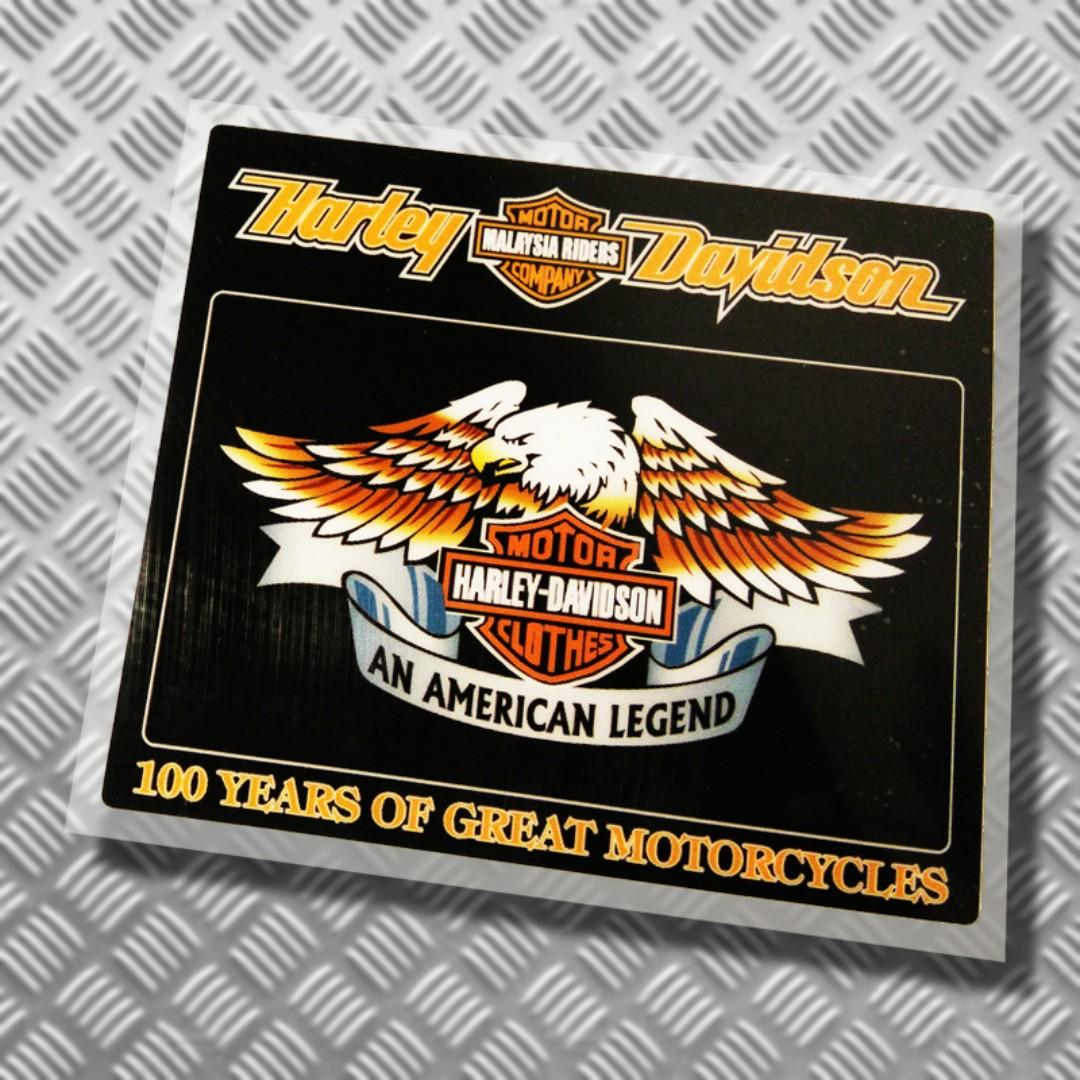 Harley Davidson Road Tax Decal, Auto Accessories on Carousell