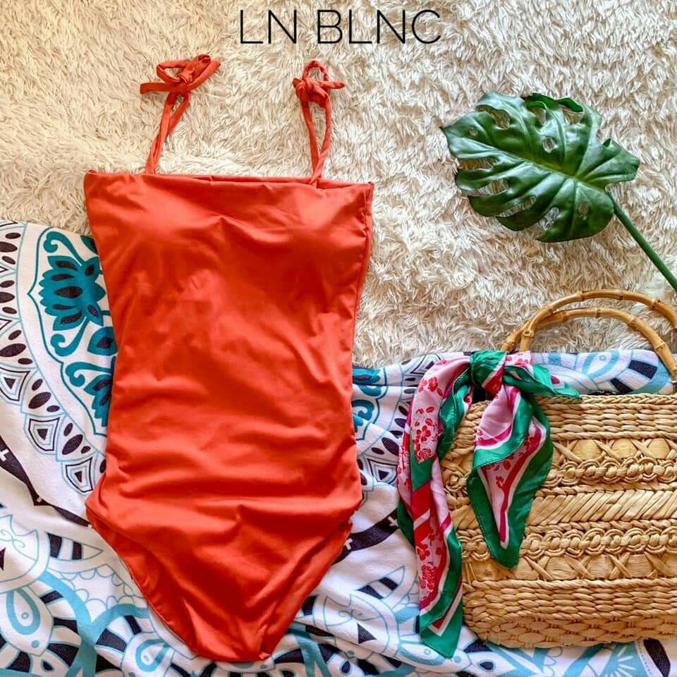 Orange Swimsuit, Women's Fashion, Swimwear, Bikinis & Swimsuits on ...