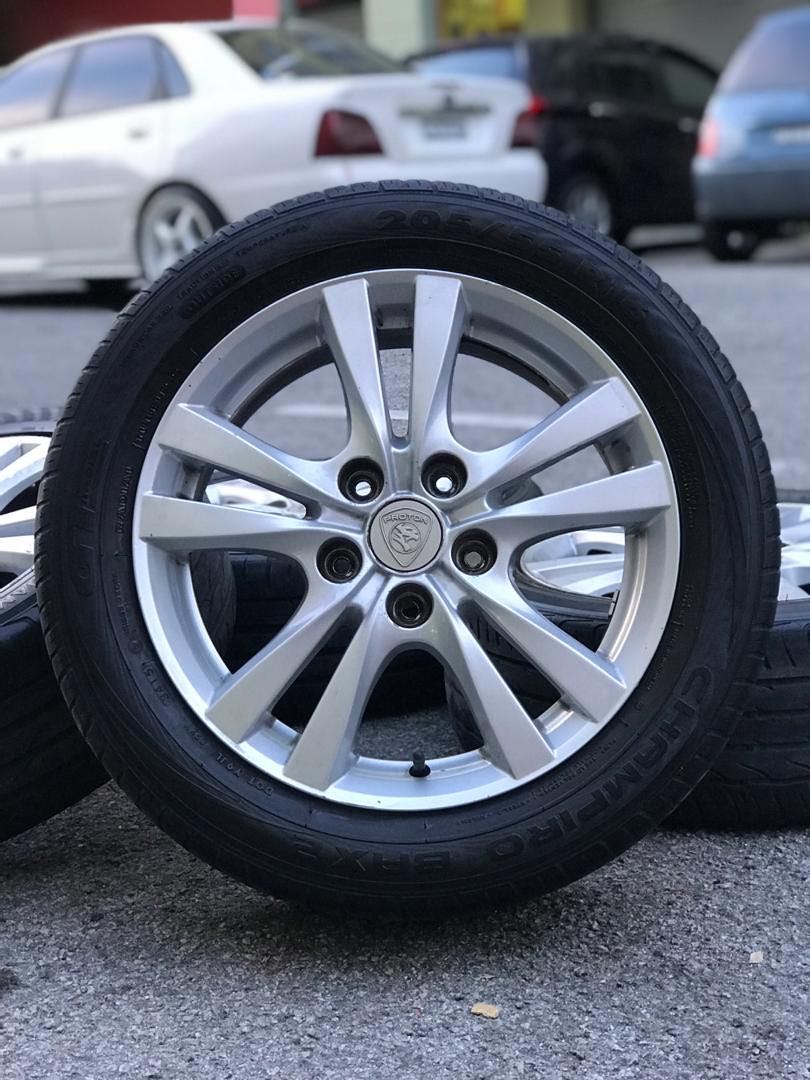 original 16 inch sports rim exora bold tyre 70%, Auto Accessories on ...