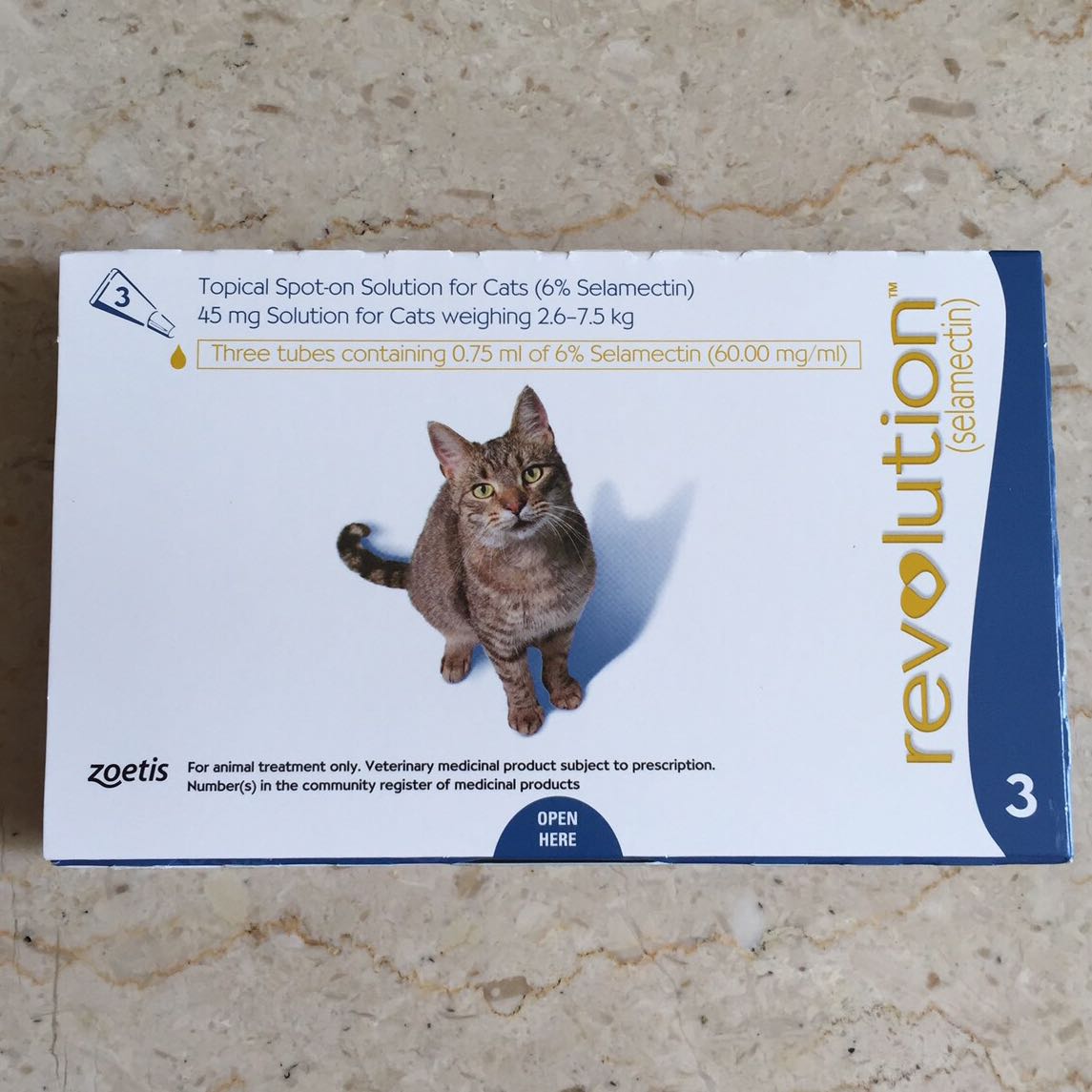 Revolution for Cats 2.6-7.5 KG (SOLD OUT), Pet Supplies, For Cats ...
