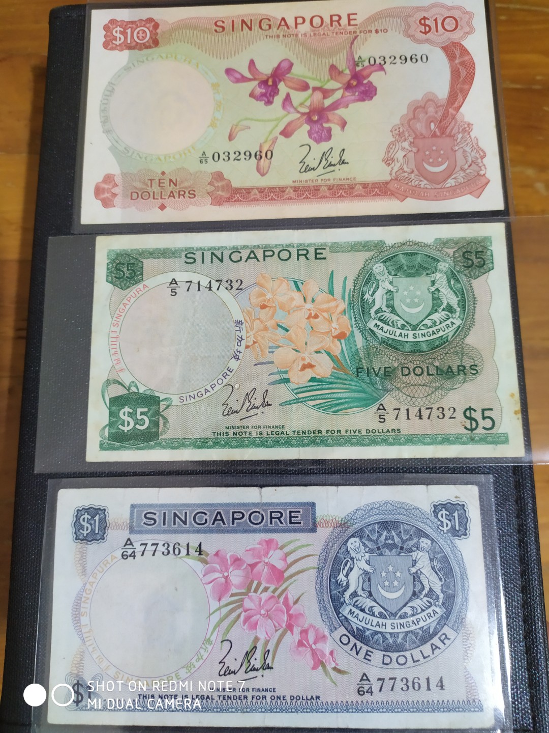 Singapore old orchid notes signed by LKS, Hobbies & Toys, Memorabilia ...