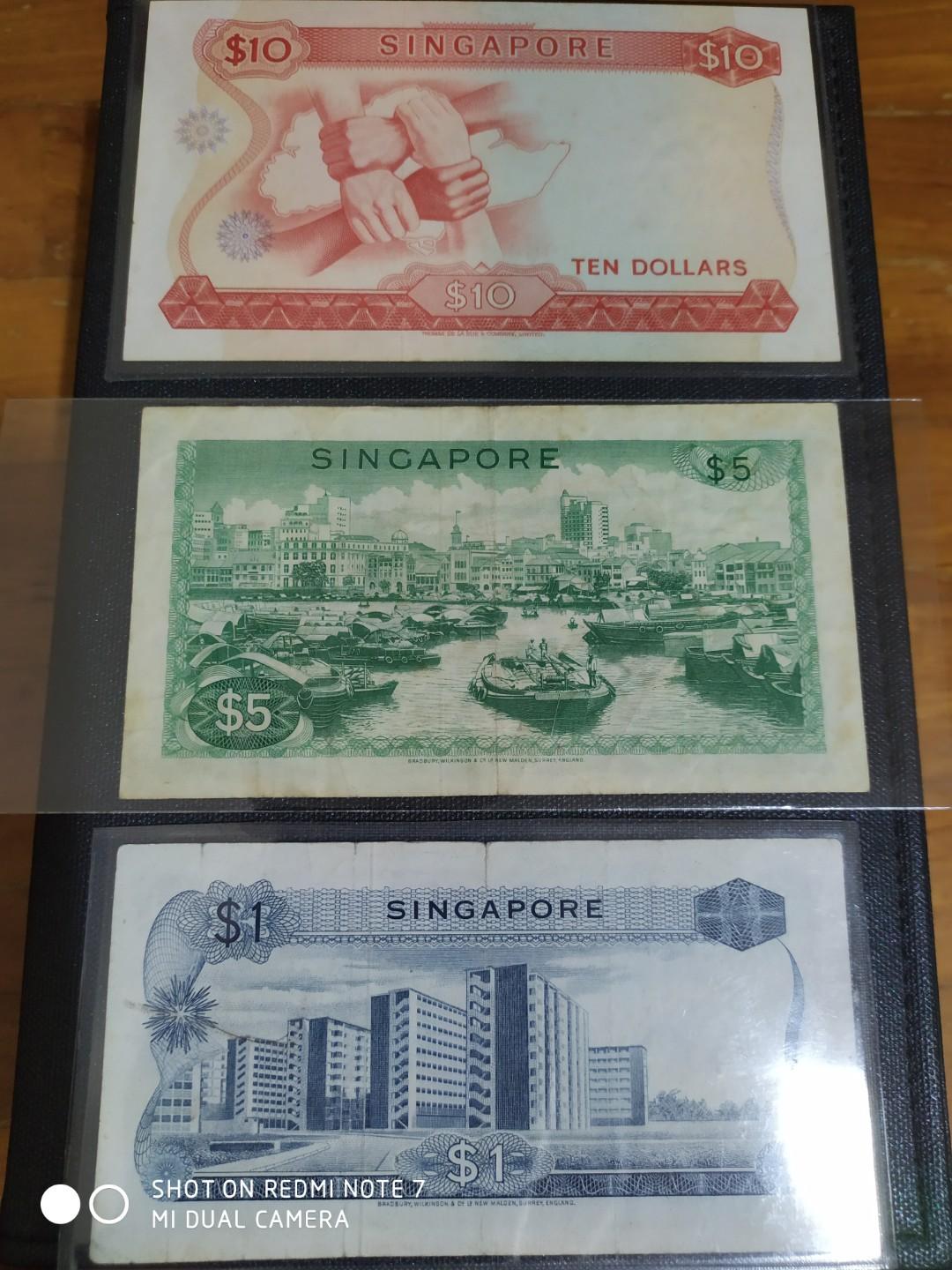 Singapore old orchid notes signed by LKS, Hobbies & Toys, Memorabilia ...