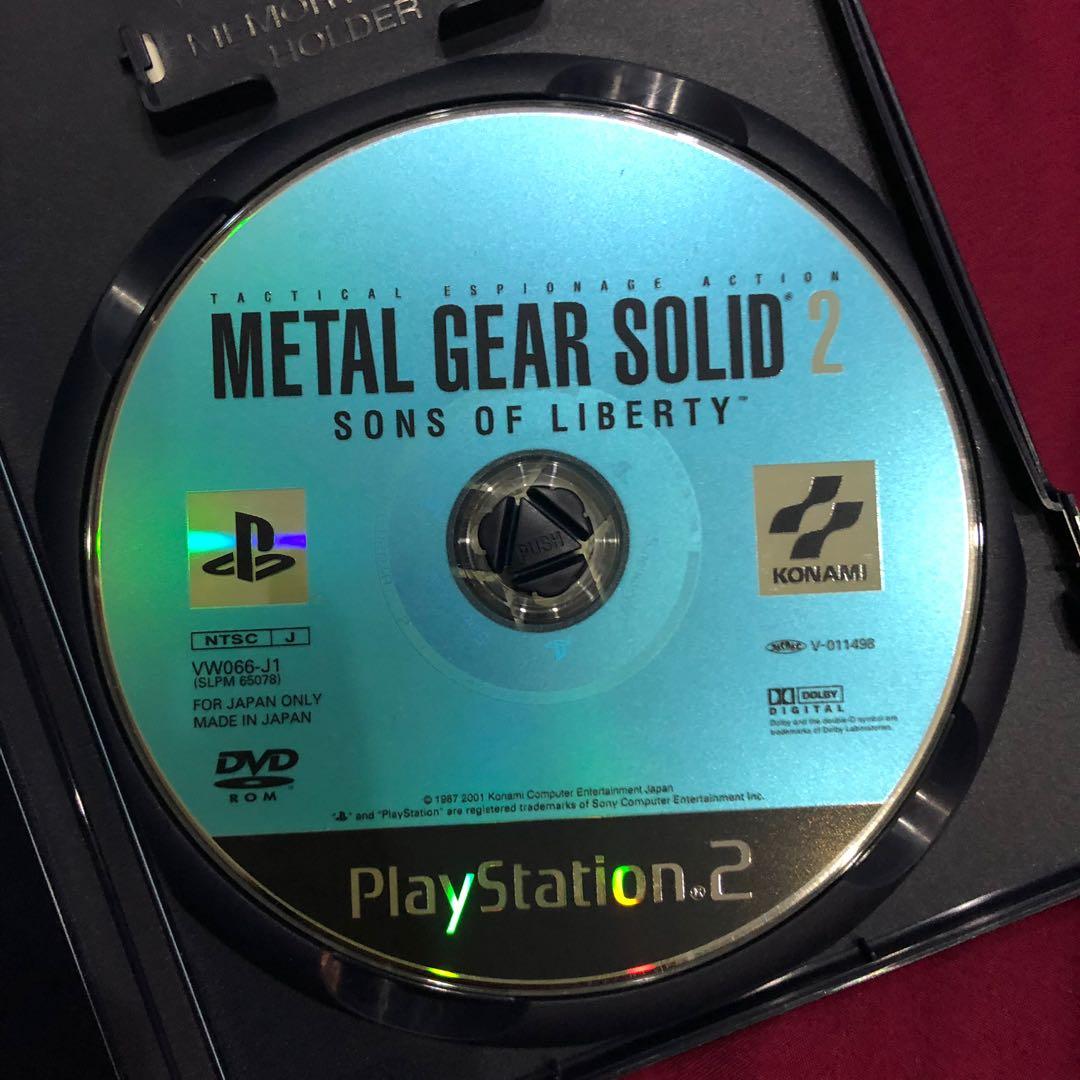 Sony Playstation 2 PS2 Japanese Metal Gear Solid 2: Sons Of Liberty MGS ...
