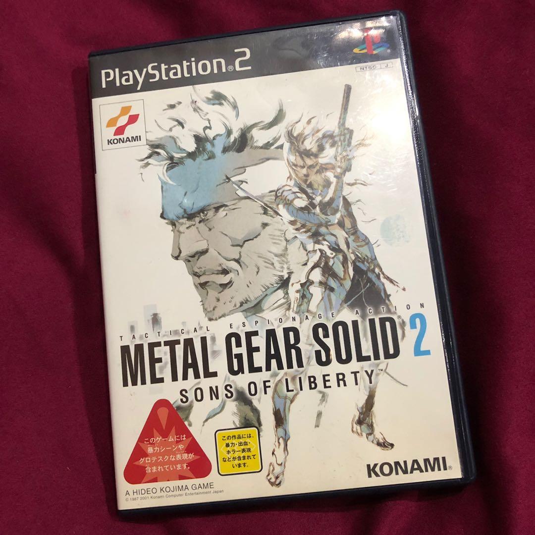 Sony Playstation 2 PS2 Japanese Metal Gear Solid 2: Sons Of Liberty MGS ...