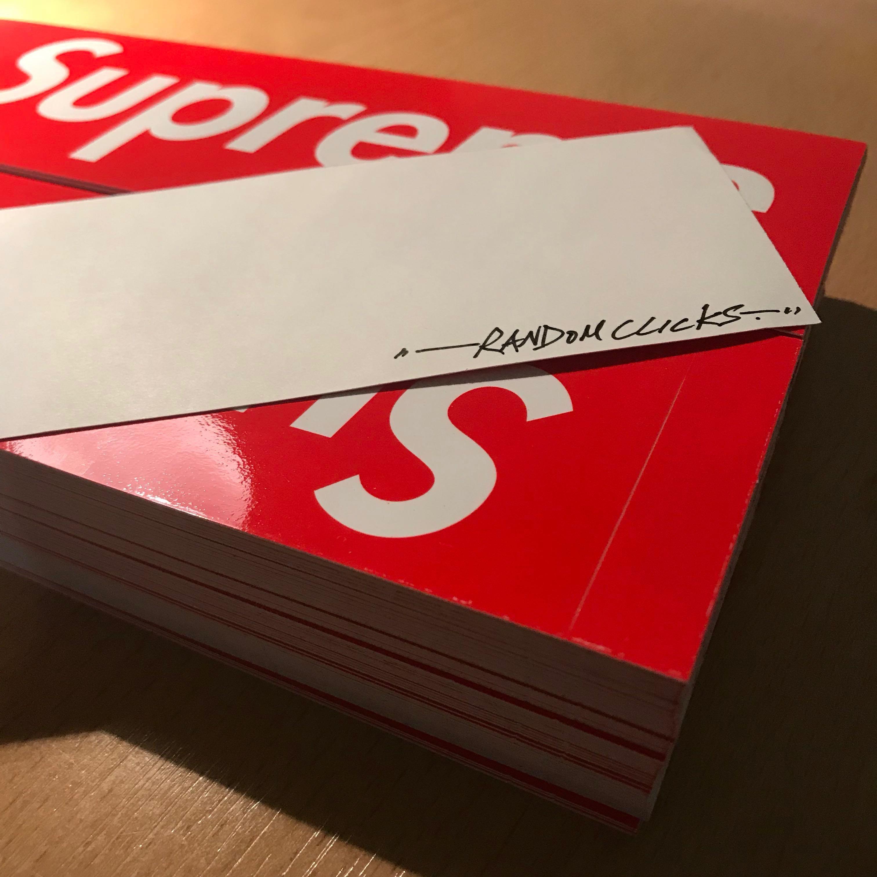 Supreme Classic Red Bogo Stickers, Hobbies & Toys, Stationery & Craft ...