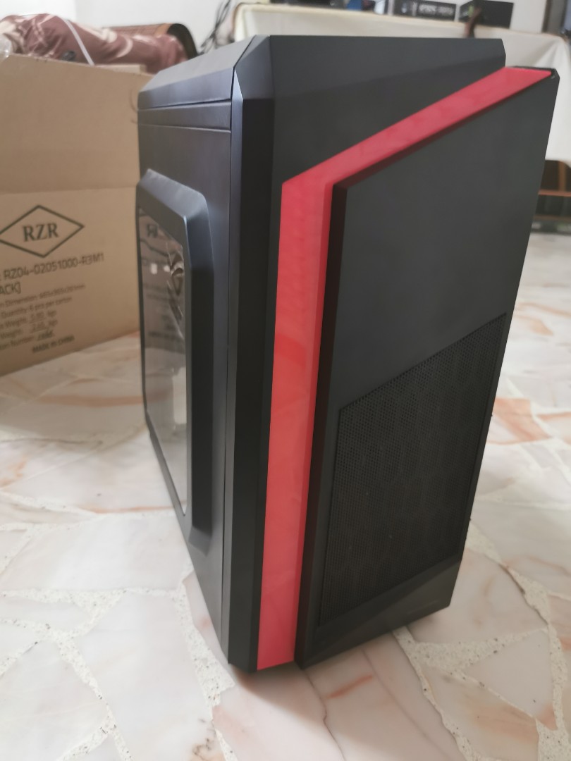 Tecware F3 Chassis with red LED fans, Computers & Tech, Parts ...