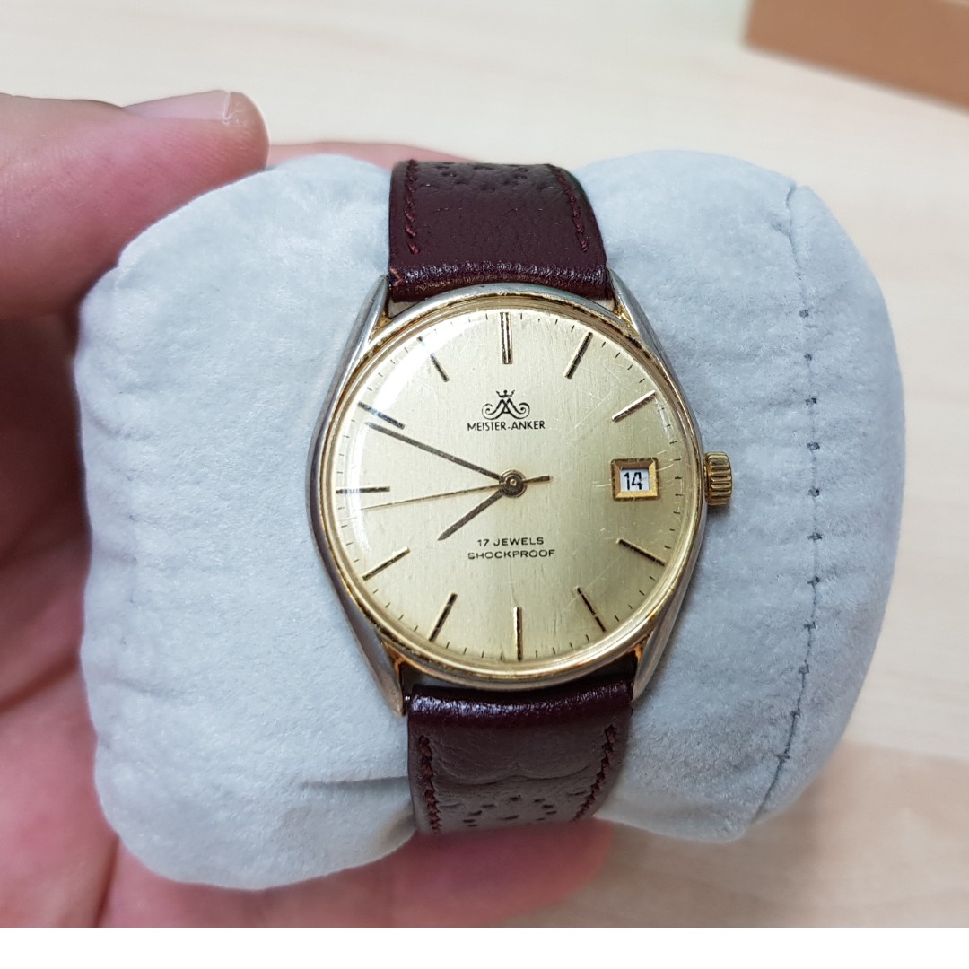 Vintage Meister Anker 1960s, Men's Fashion, Watches & Accessories ...