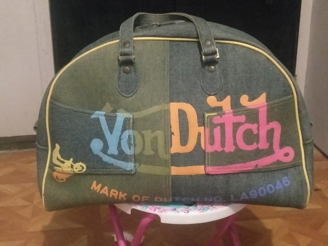 Vintage Von Dutch Varsity Bag, Women's Fashion, Bags & Wallets, Cross ...