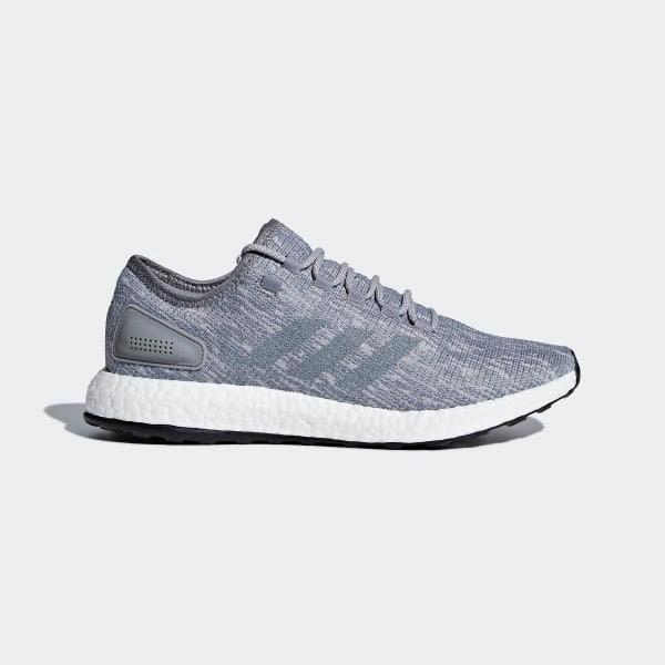 Adidas Pure Boost Grey, Men's Fashion, Footwear, Sneakers on Carousell