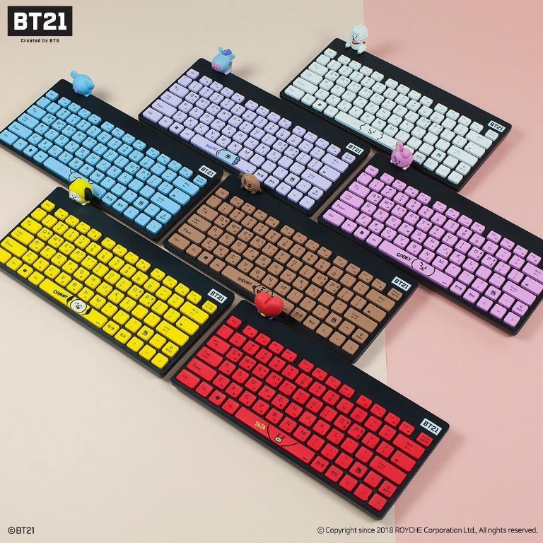 BT21 Wireless Keyboard, Computers & Tech, Parts & Accessories, Computer ...