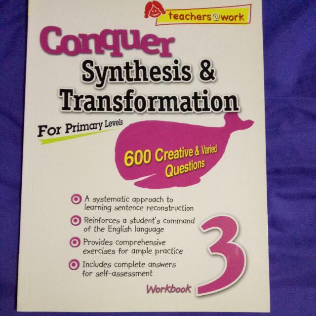 Conquer primary 3 Synthesis and transformation book, Everything Else on ...