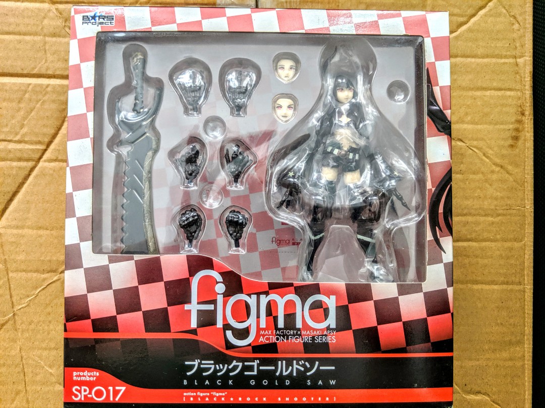 Figma SP-017 Black Gold Saw from Black Rock Shooters, Hobbies & Toys ...