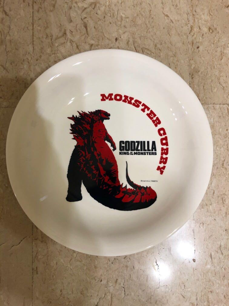 Godzilla Monster Curry Giant 25cm diameter plate, Everything Else on ...