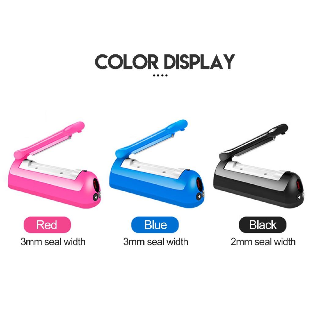 Hand Impulse Heat Sealer LED Digital Plastic Poly Bag Sealing Packing ...