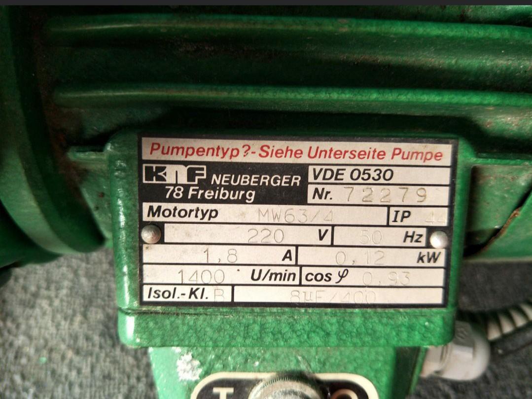 Knf Neuberger 78 Freiburg Diaphragm Compressor /Pump @$ 240 each ...