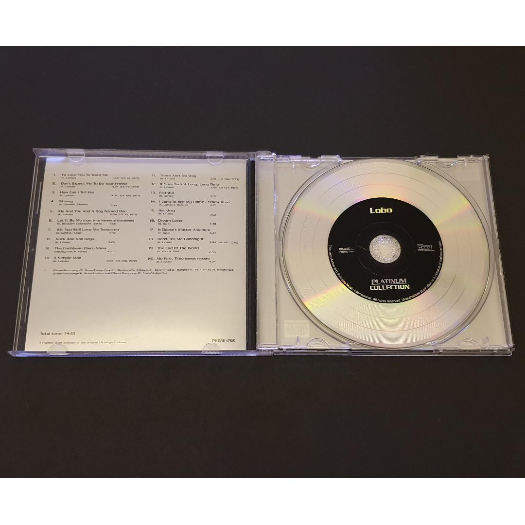 Lobo Platinum Collection CD, Hobbies & Toys, Music & Media, CDs & DVDs ...
