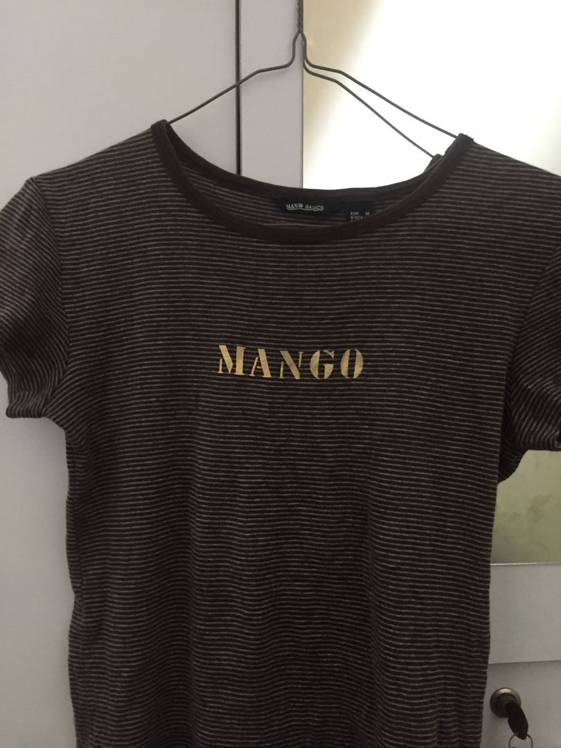 Mango Basic, Fesyen Wanita, Pakaian Wanita, Atasan di Carousell
