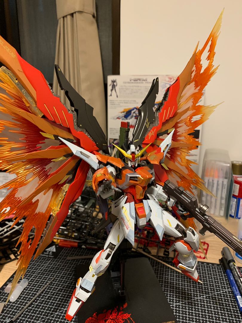 國產mb Destiny Heine 連光翼 橙命運 Metal Build 海涅機, 興趣及遊戲, 玩具 & 遊戲類 - Carousell