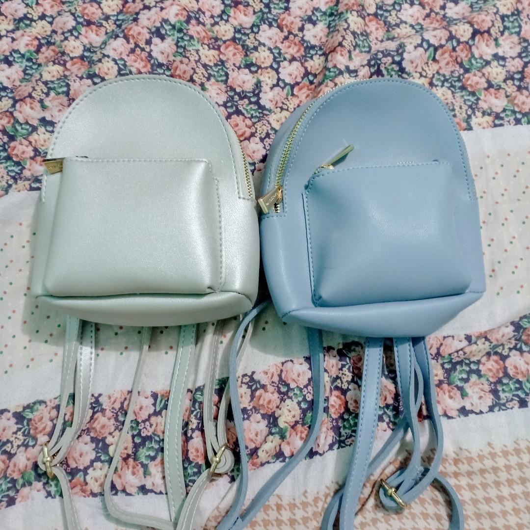 Miniso mini backpack bundle, Women's Fashion, Bags & Wallets, Backpacks ...