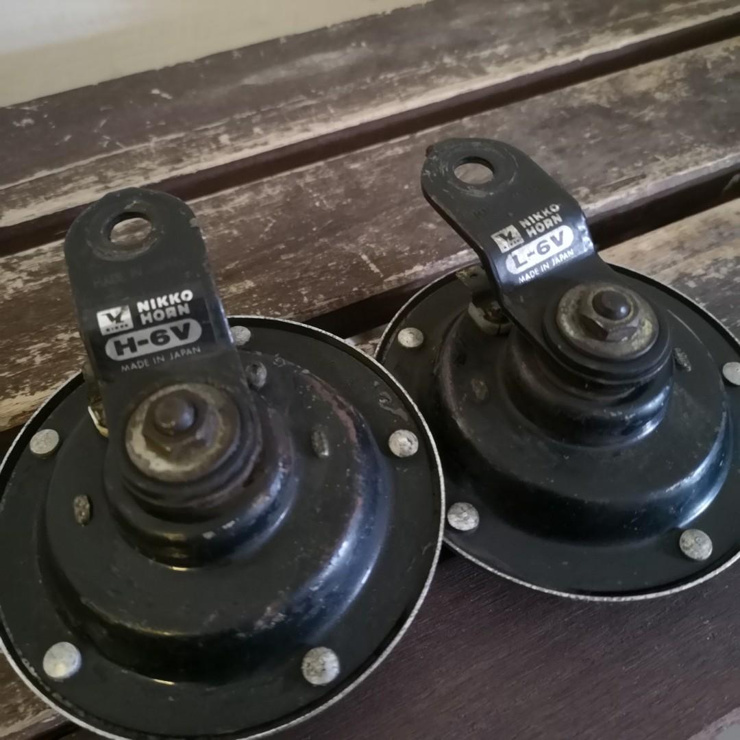 Original RXK Nikko Horn, Motorcycles, Motorcycle Accessories on Carousell