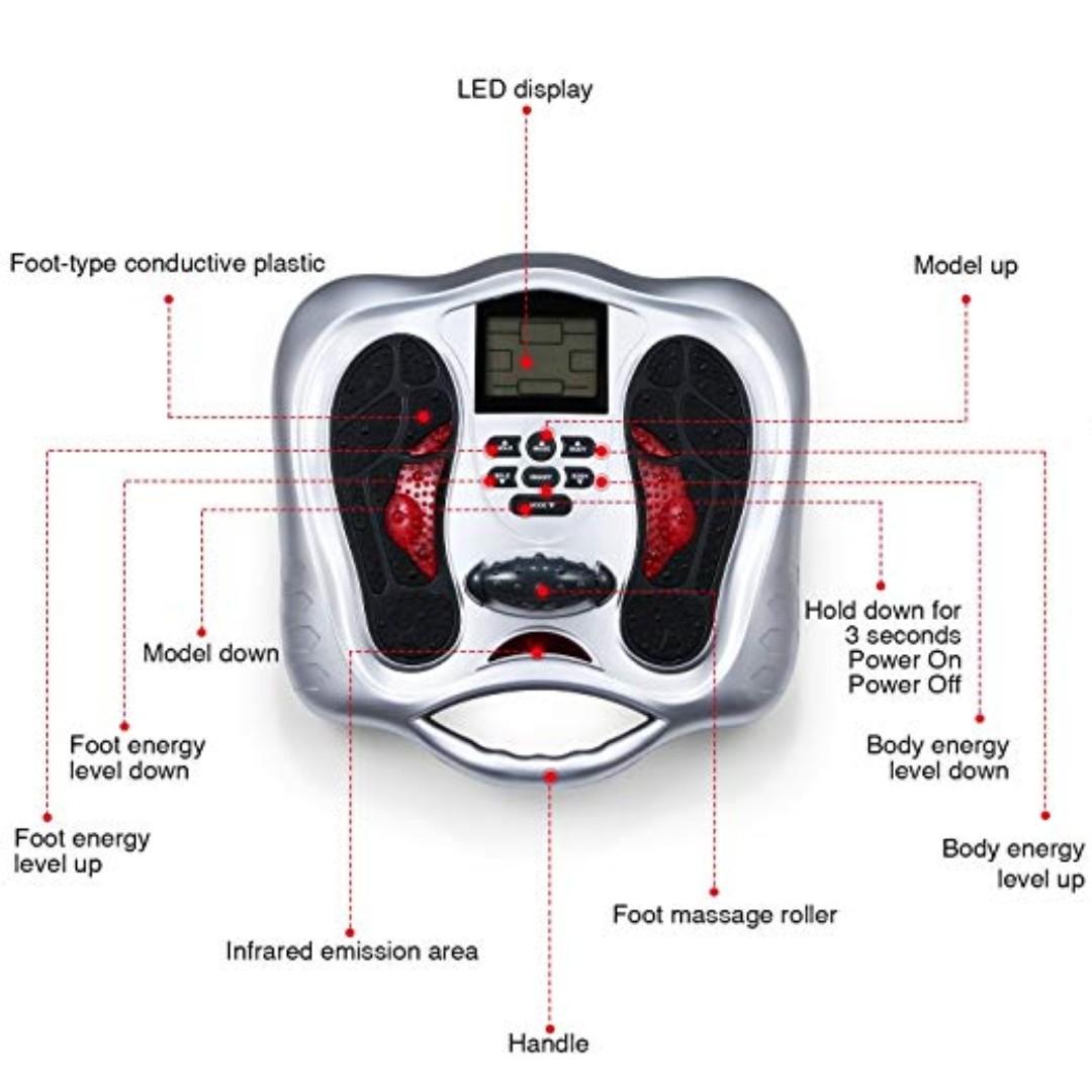 Osito Electronic Muscle Simulator Foot & Body Massager Machine Increase ...