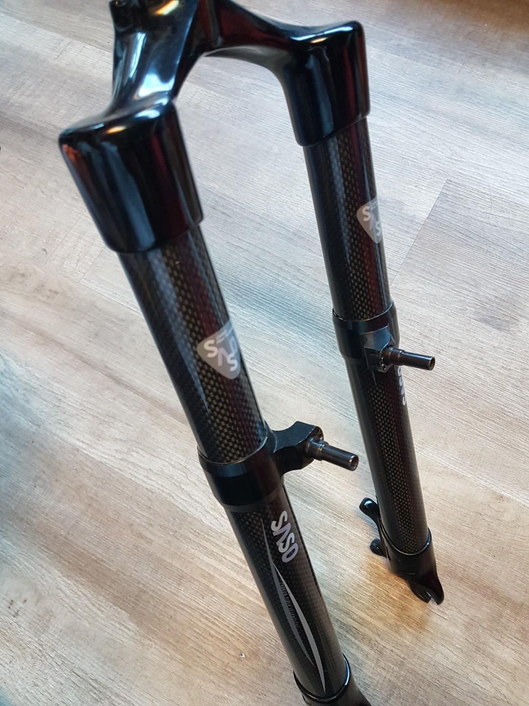 Saso Rigid carbon fork for 26 wheels, Sports Equipment, Bicycles ...