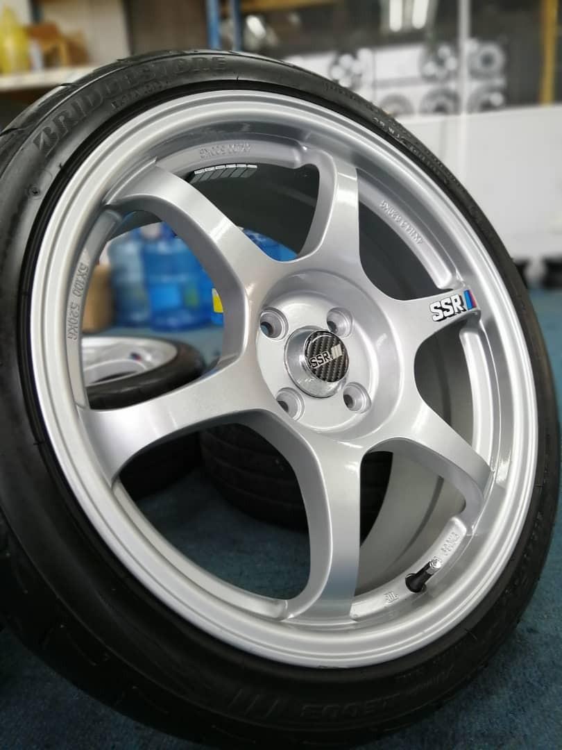 Ssr type c rs 17" pcd 100, Auto Accessories on Carousell