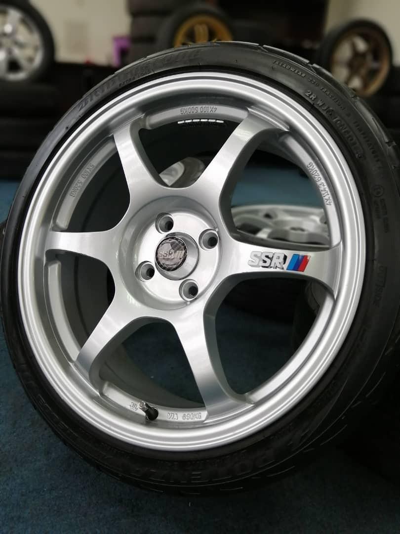 Ssr type c rs 17" pcd 100, Auto Accessories on Carousell