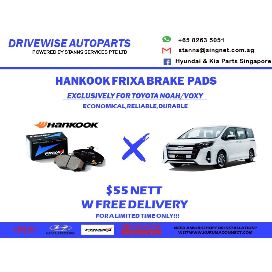 TOYOTA NOAH AND VOXY HANKOOK FRIXA BRAKE PAD, Everything Else on Carousell