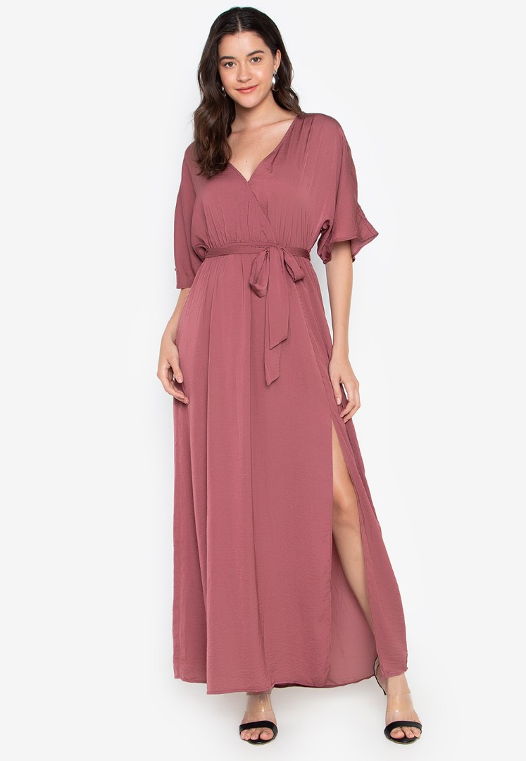 Twenteen Overlap Maxi Dress, Women's Fashion, Dresses & Sets, Dresses ...