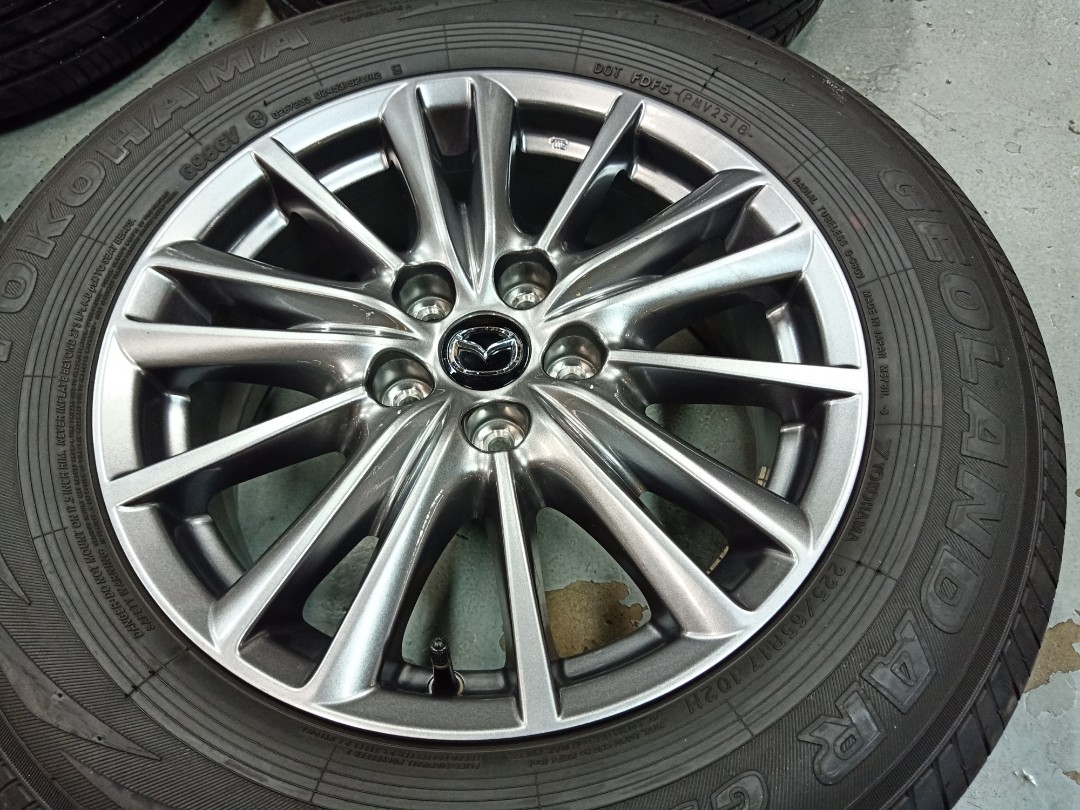 17'' Mazda CX5 ori rim with tyre, Car Accessories, Tyres & Rims on ...