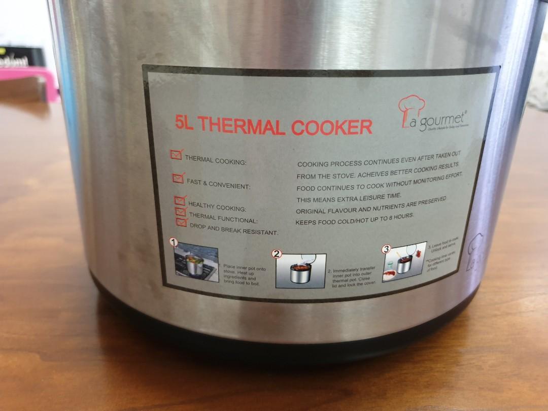 5l La gourmet / magic pot / thermal pot, TV & Home Appliances, Kitchen ...