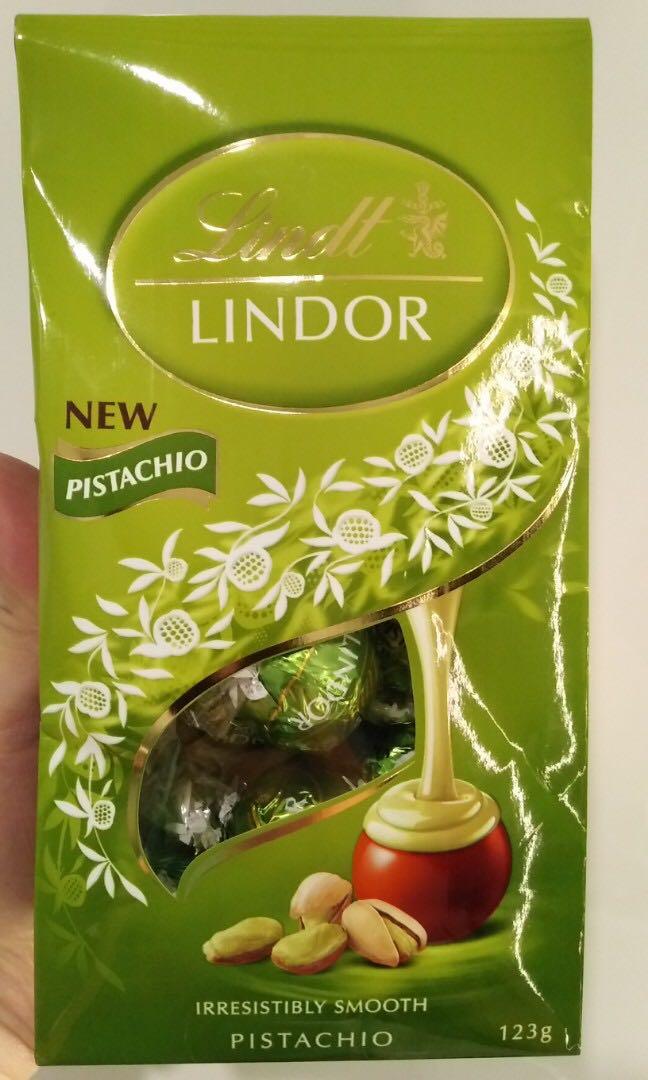 🇨🇭 New Swiss Lindt Lindor pistachio chocolate 最新 限量版 瑞士蓮 開心果 巧克力 朱古力 ...