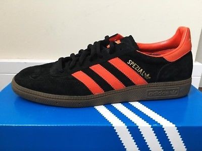 #maugopay Adidas Spezial Black Stripe Red Orange, Fesyen Pria, Sepatu ...