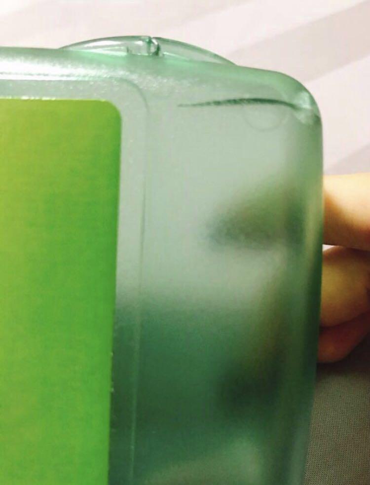 Amway nutrilite green plastic travel pill casing / flip flap container ...