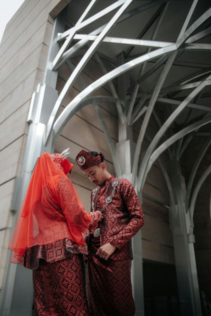 baju sanding & nikah set l/p, Women's Fashion, Dresses & Sets, Evening ...