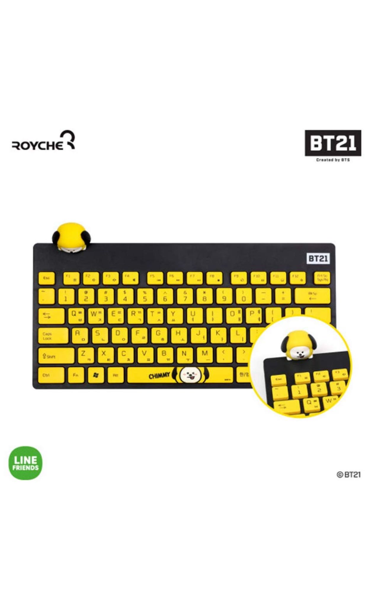 BT21 - BTS Authentic Chimmy (Jimin) Keyboard (BNIB), Computers & Tech ...